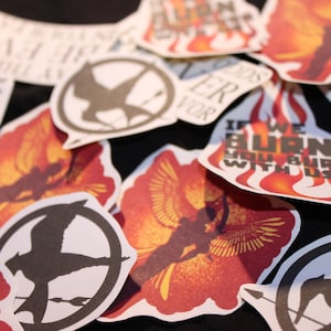 Hunger Games Sticker Set - Etsy