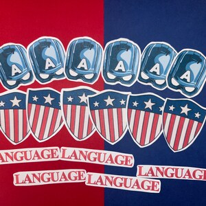 Captain America Sticker Set - Etsy