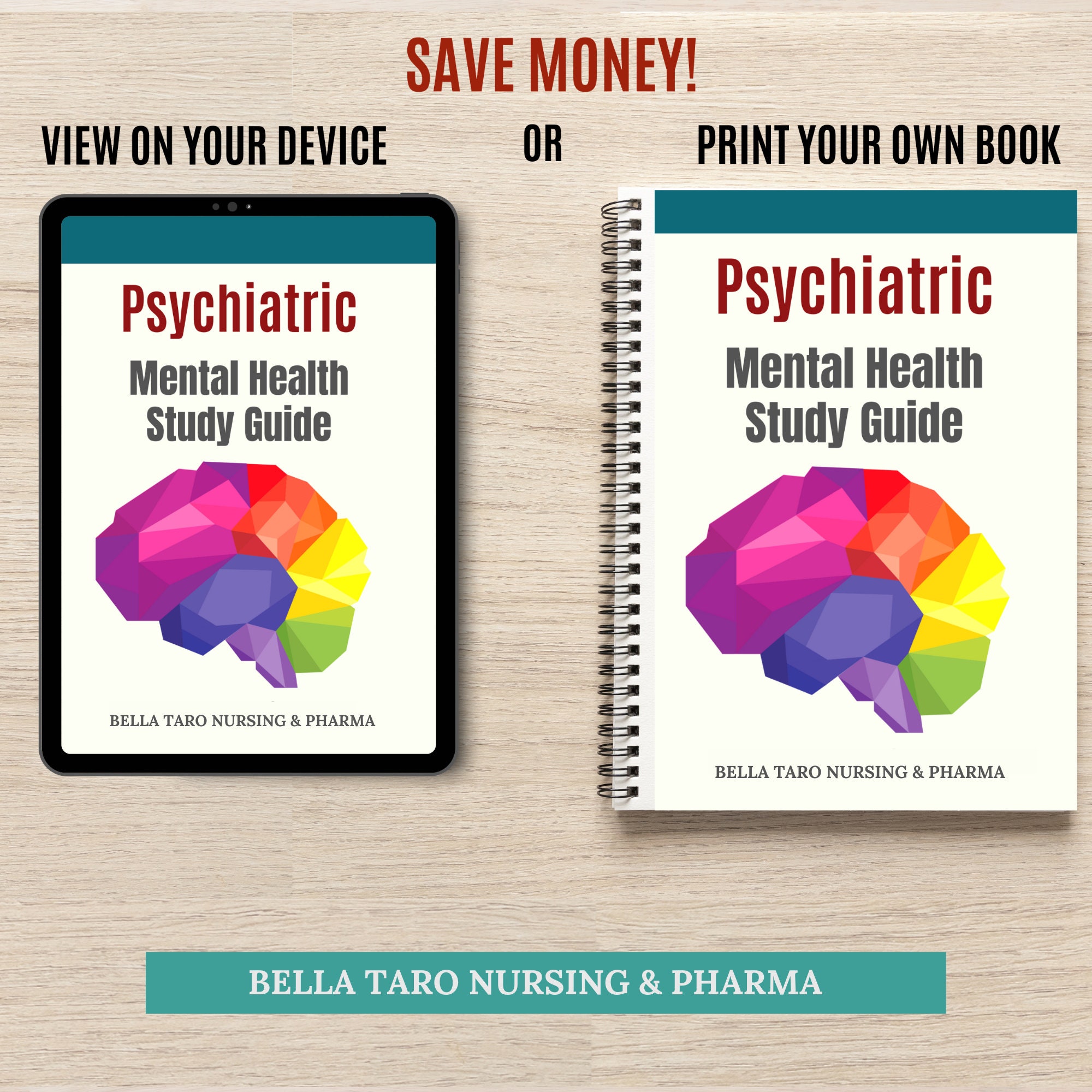 Psychiatric Mental Health Bundle, Nursing Study Guides, Nursing Study ...