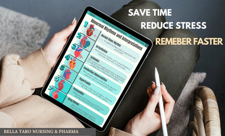 EKG Interpretation Study Guide | EKG Arrhythmias | ECG | Nursing ...