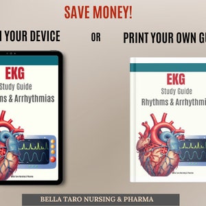 EKG Interpretation Study Guide | EKG Arrhythmias | ECG | Nursing ...