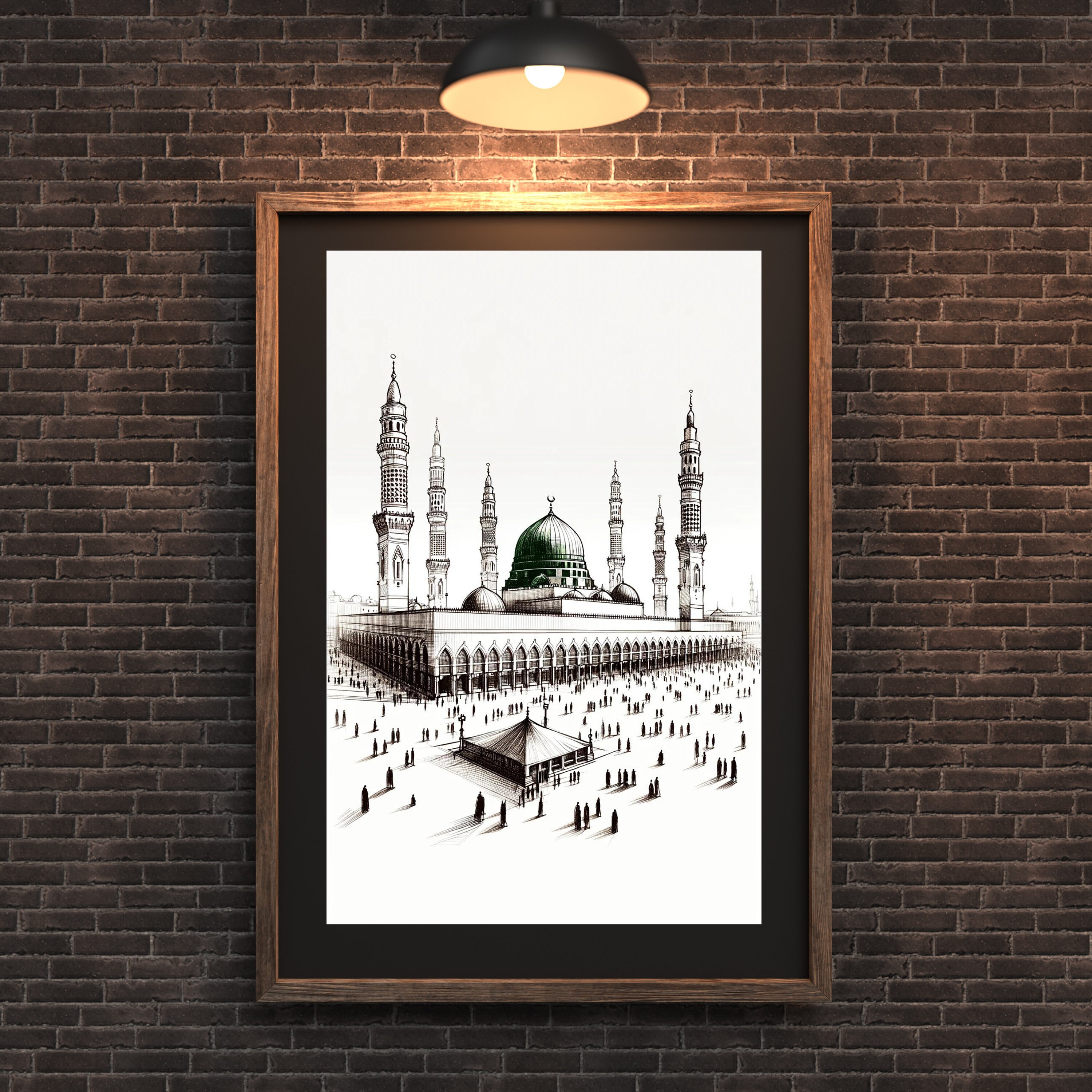 Masjid an Nabawi Ultra HD -8k-,islamic Wall Art, Islamic Prints, Muslim ...