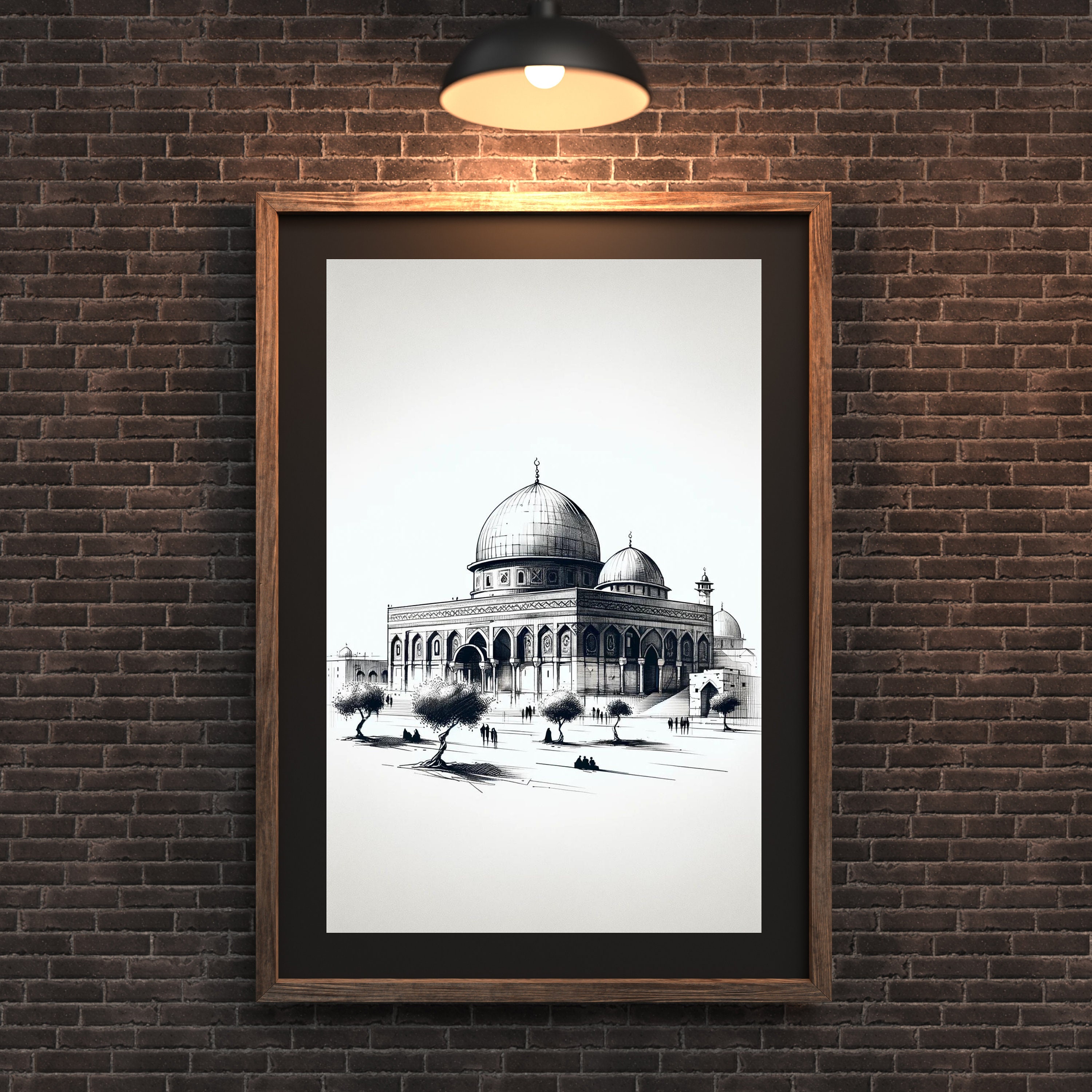 Masjid Al Aqsa Ultrahd -4K- Islamic Wall Art, Muslim Home Decor Gift ...