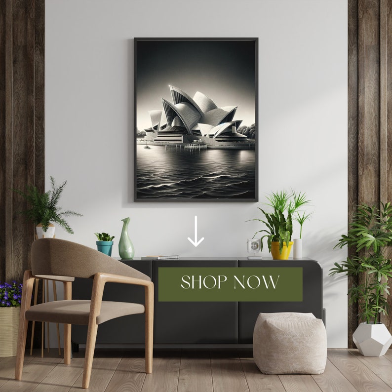 Sydney Opera House Poster-iconic Australian Landmark, Stunning ...