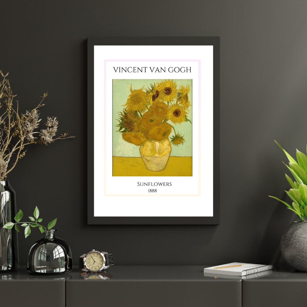 Vincent Van Gogh's Sunflowers Reborn: A Digital Celebration of Eternal ...