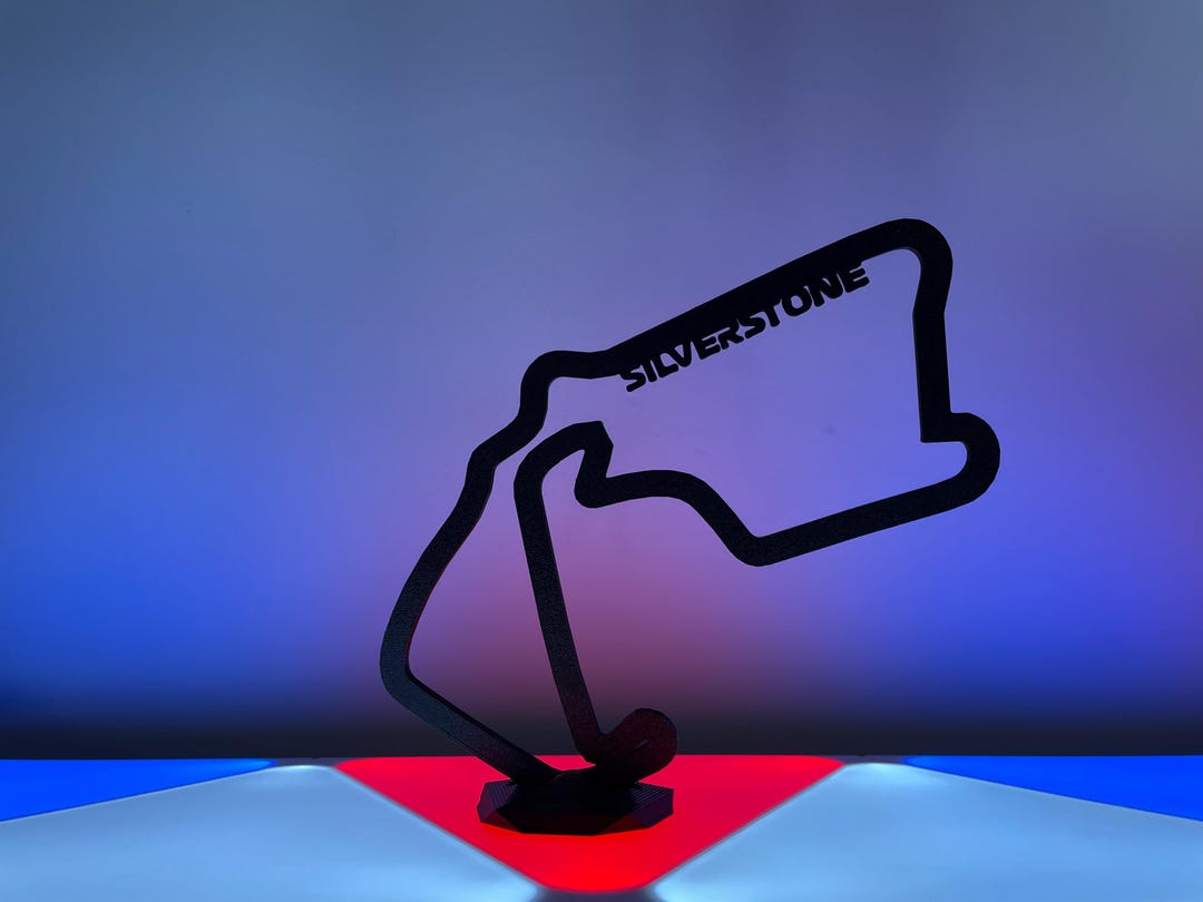 F1 Tracks SILVERSTONE 2024 Gift 3D Print - Etsy