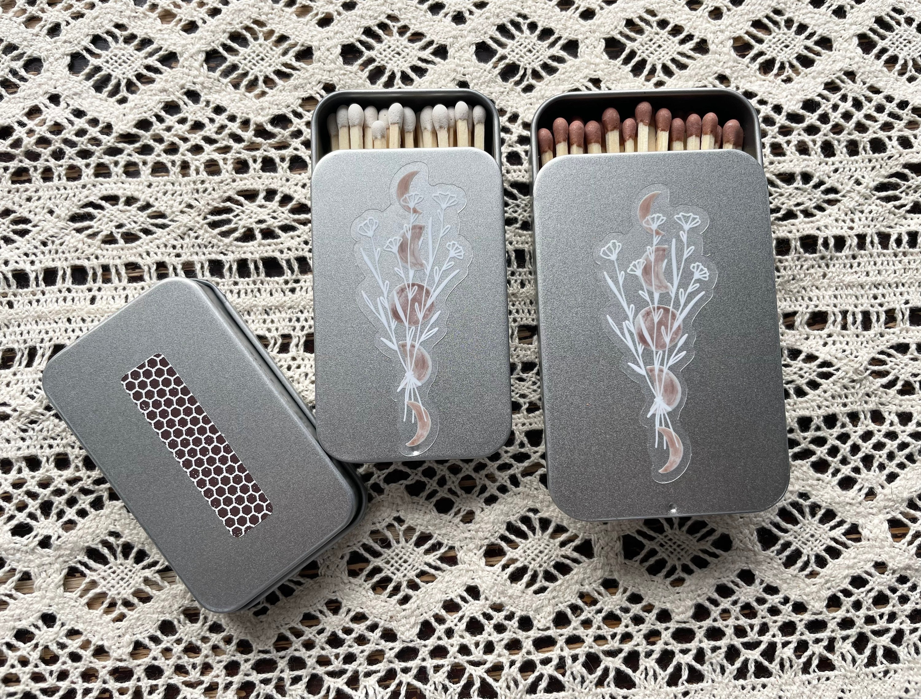 MATCHES Large & Small Tins Perfect for Smudging Ceremonies Safety ...