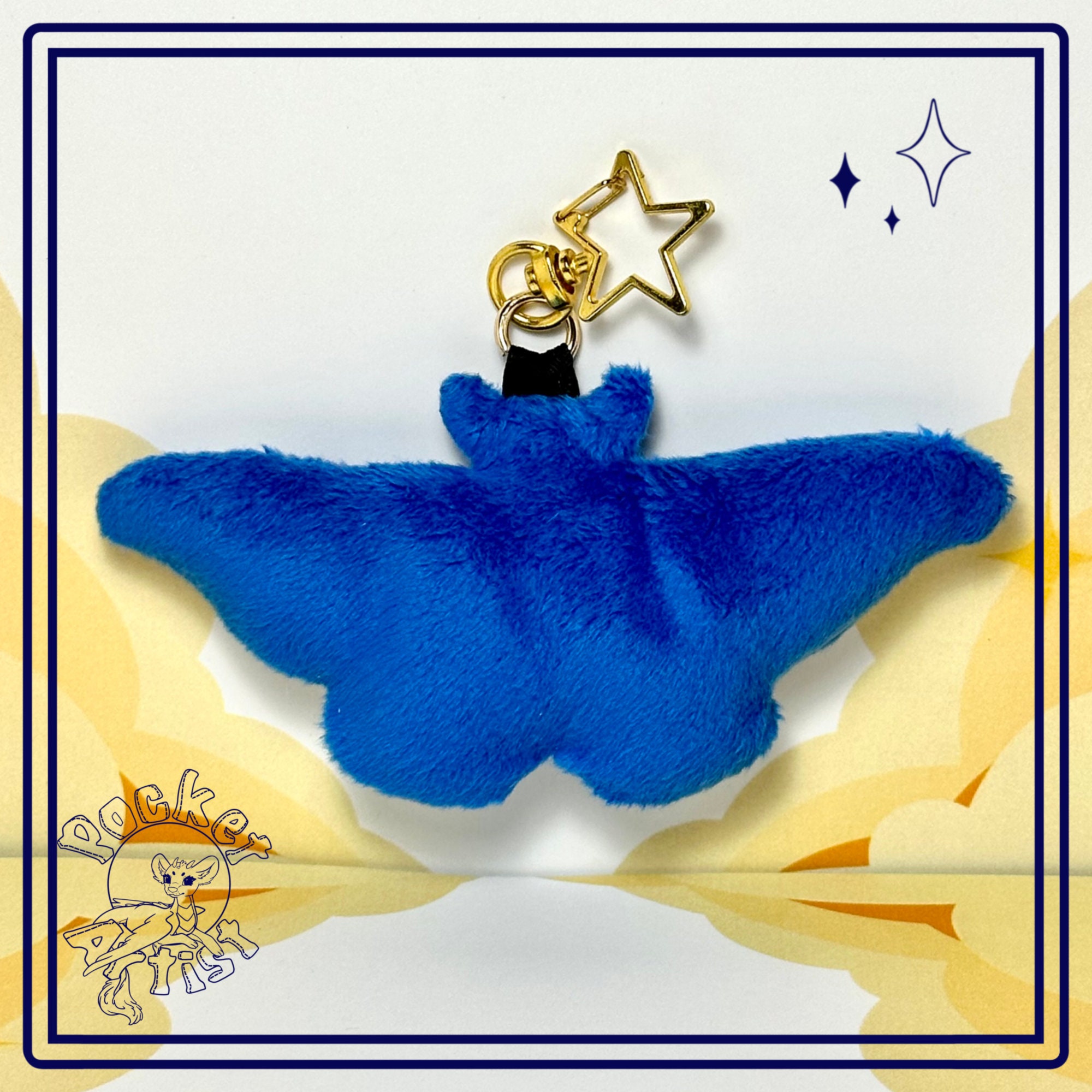 ITH Constellation Moth Stuffed Plush Keychain 4x4 Hoop in the Hoop ...