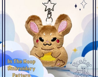 ITH Embroidery Machine Stuffed Plush Stuffie Keychain 4x4, 5x7, 6x10 ...