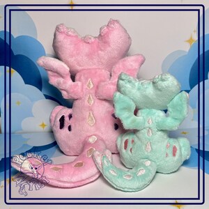 ITH 3D Sitting Beanie: Freckled Dragon Stuffed Plush Keychain 4x4, 5x7 ...