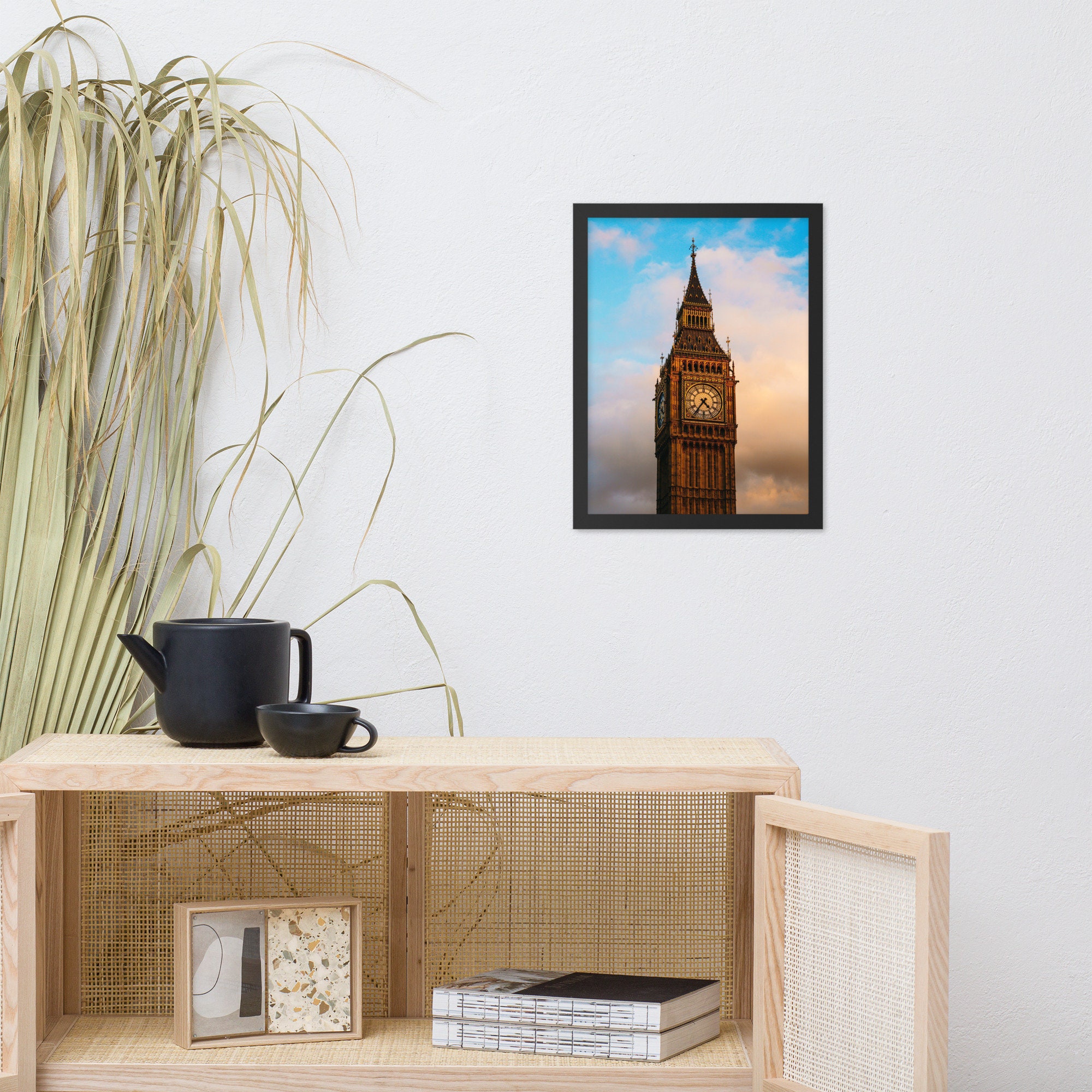 Framed Print of Big Ben Clocktower London - Etsy