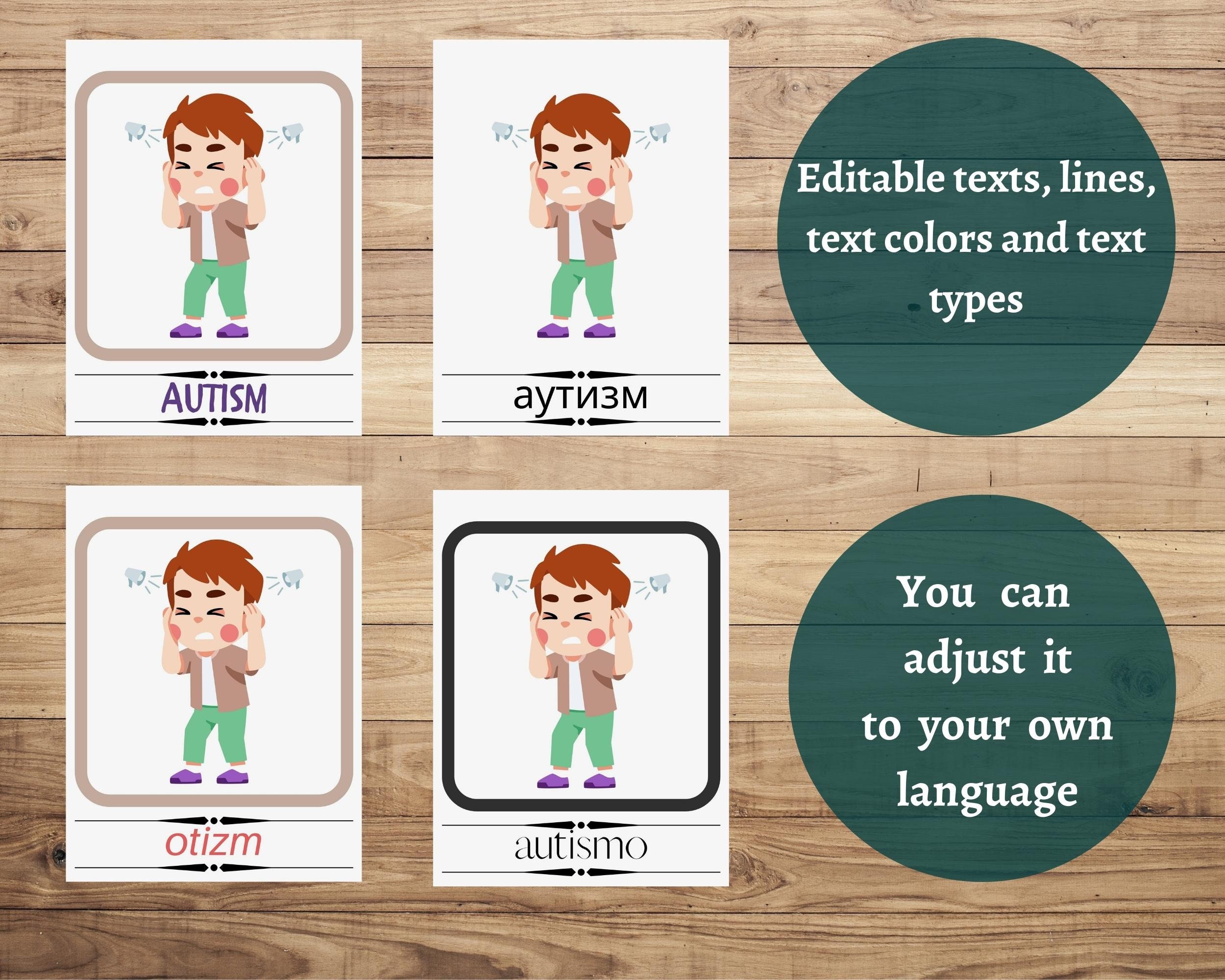 Inclusion Equality Flash Cards, Everyone is Welcome, Down Syndrome ...