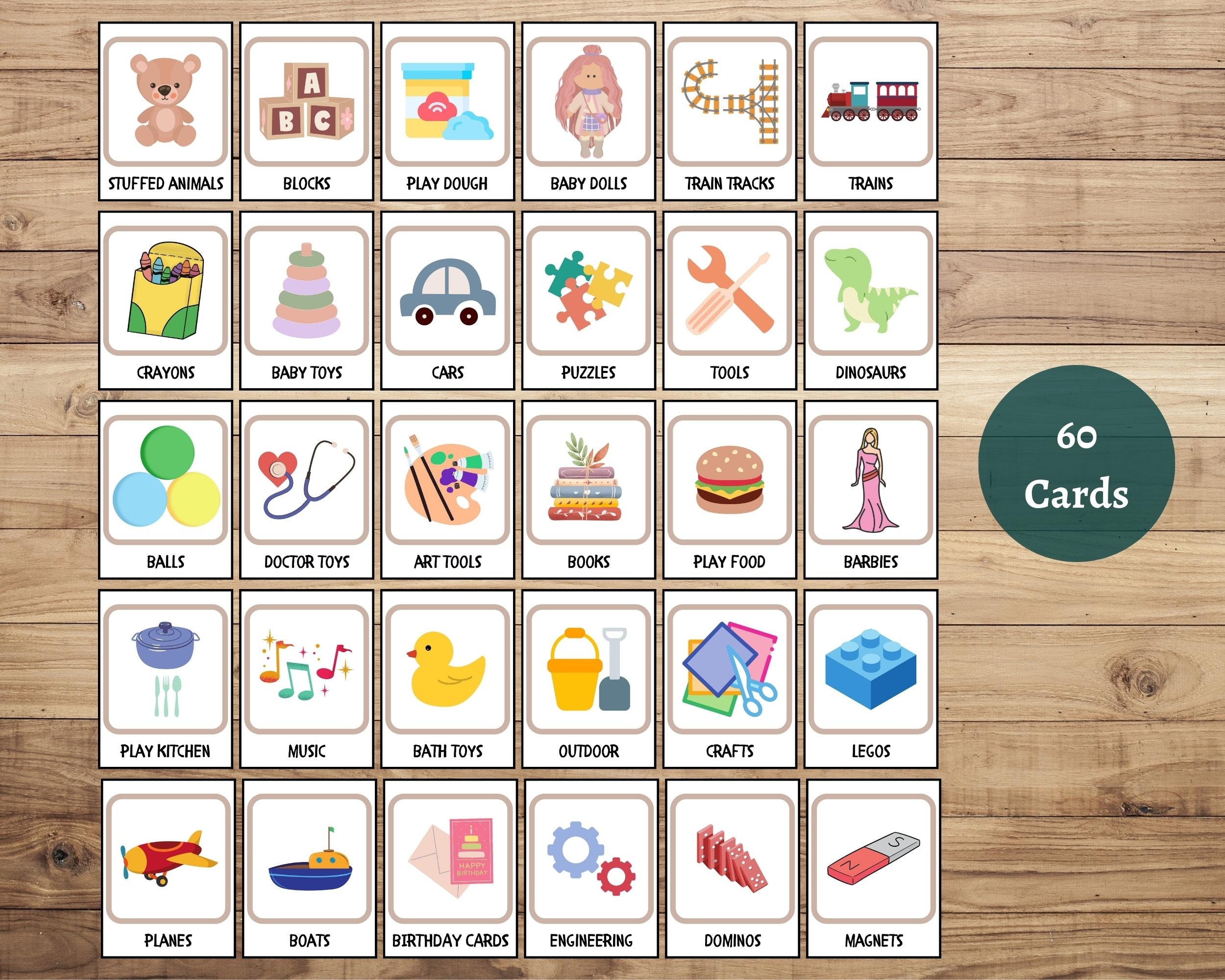 Editable Printable Toy Trofast Bin Storage Labels Print, Kids Room Toy ...
