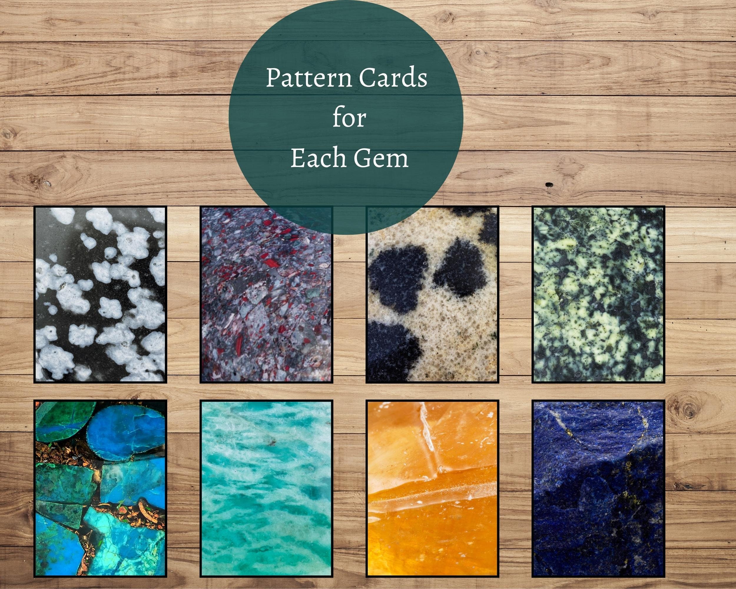 Gemstones Minerals and Crystals Montessori Flashcards, Nomenclature ...