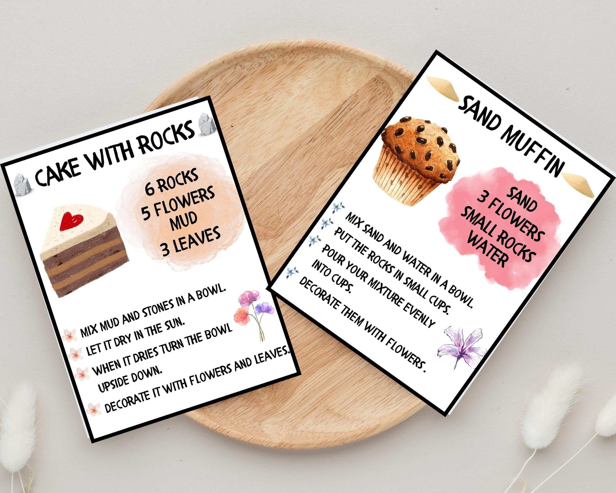 Mud Kitchen Recipe Cards, Pretend Play, Outdoor Forest School, Learning ...