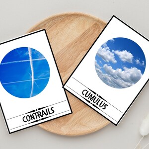 Cloud Flash Cards, Weather Station Type Flashcards, Summer Activities ...