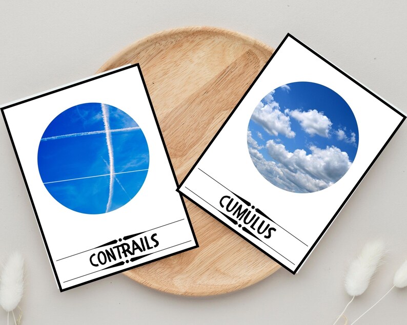 Cloud Flash Cards, Weather Station Type Flashcards, Summer Activities ...