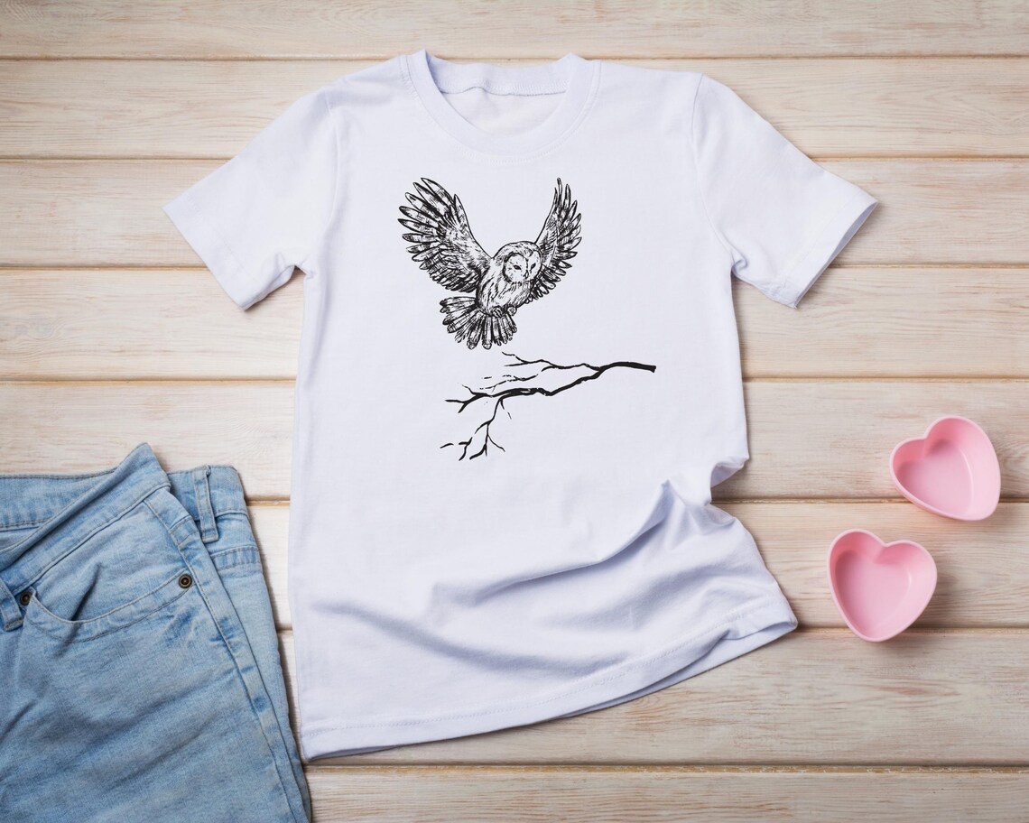 Realistic Owl in Flight Svg, Cute Owl Svg Png Circuit Clipart Cut File ...