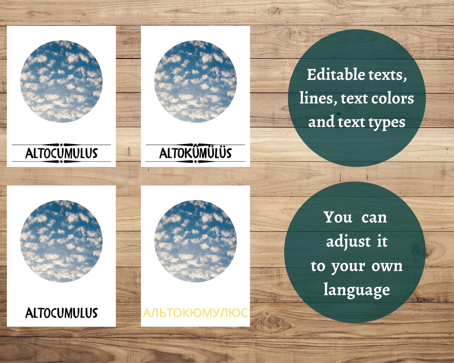 Cloud Flash Cards, Weather Station Type Flashcards, Summer Activities ...