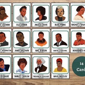 Important Figures in Black History Flashcards, Black History Month ...