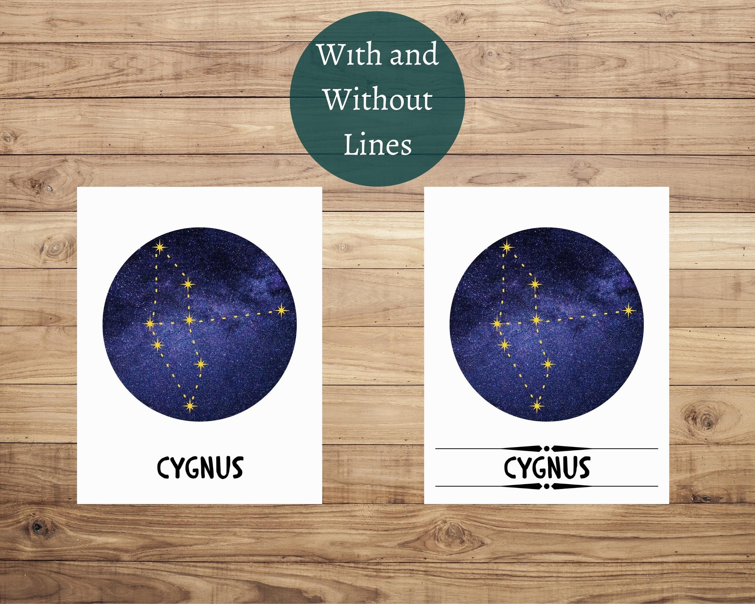 Constellations Cards, Star, Space, Solar System, Astronomy, Flash Cards ...