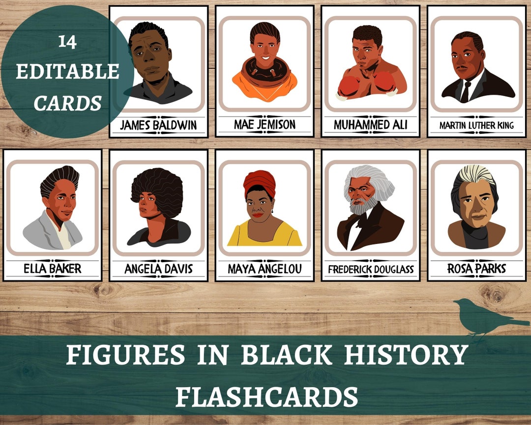 Important Figures in Black History Flashcards, Black History Month ...