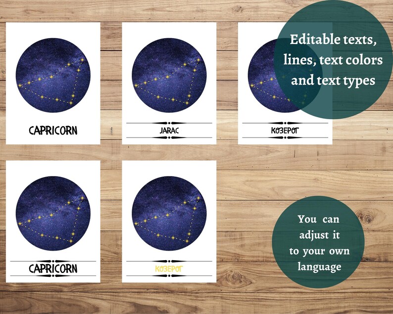 Constellations Cards, Star, Space, Solar System, Astronomy, Flash Cards ...