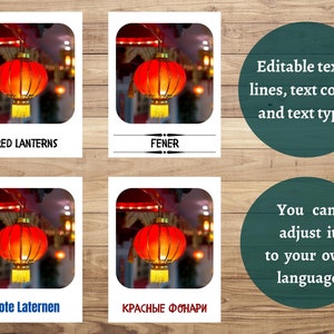 Chinese New Year Traditions Flashcards, Lunar New Year Rabbit Dragon ...