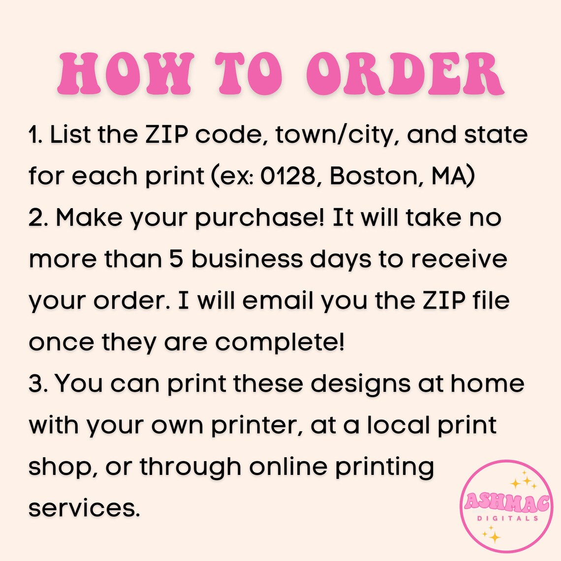 7 Set Custom Hometown Zip Code Wall Prints - Personalized Digital Art ...