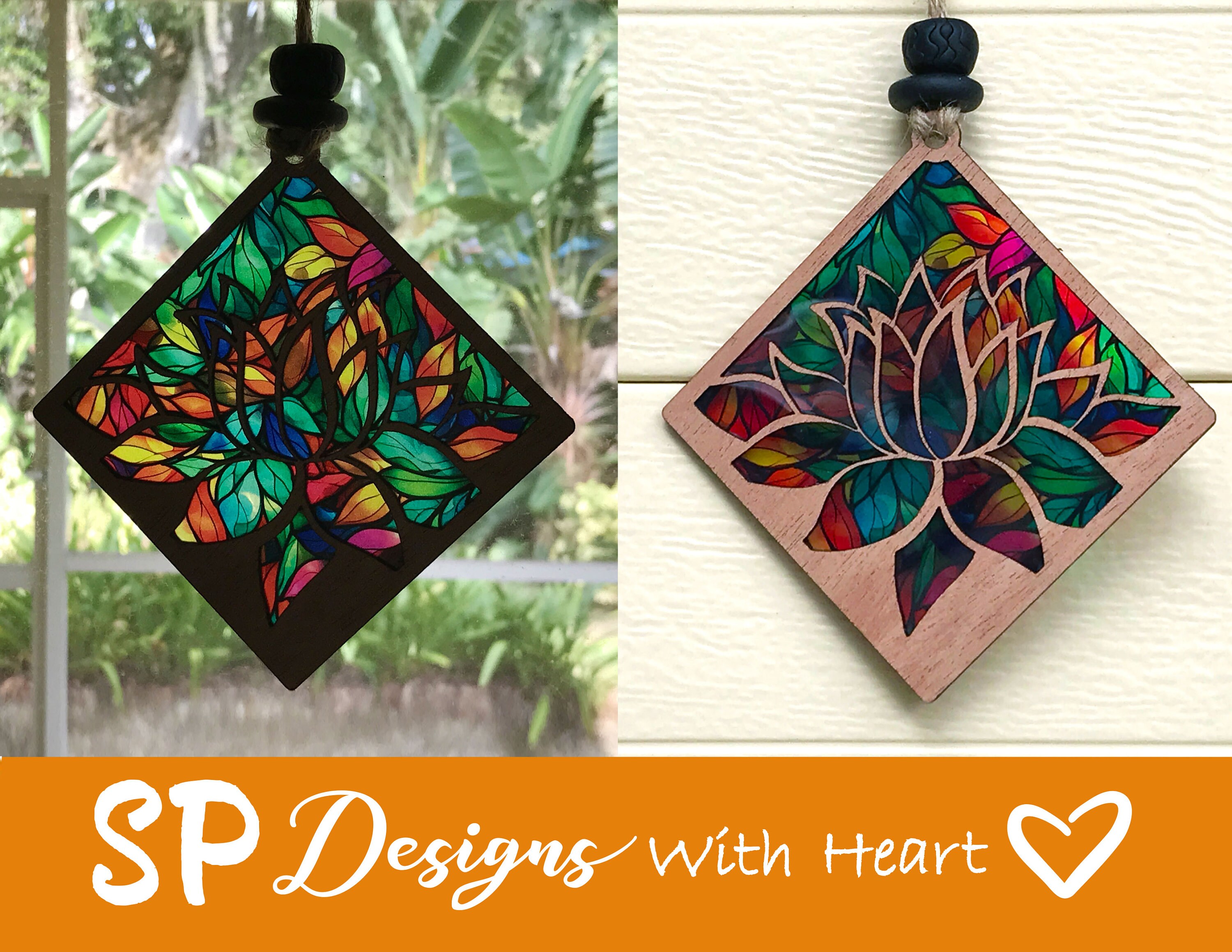 Floral Suncatcher Designs 1-10, Digital Vector Files, Svg, Eps, Png ...