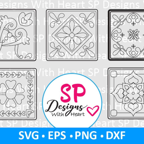 Tiles Pattern Svg - Etsy