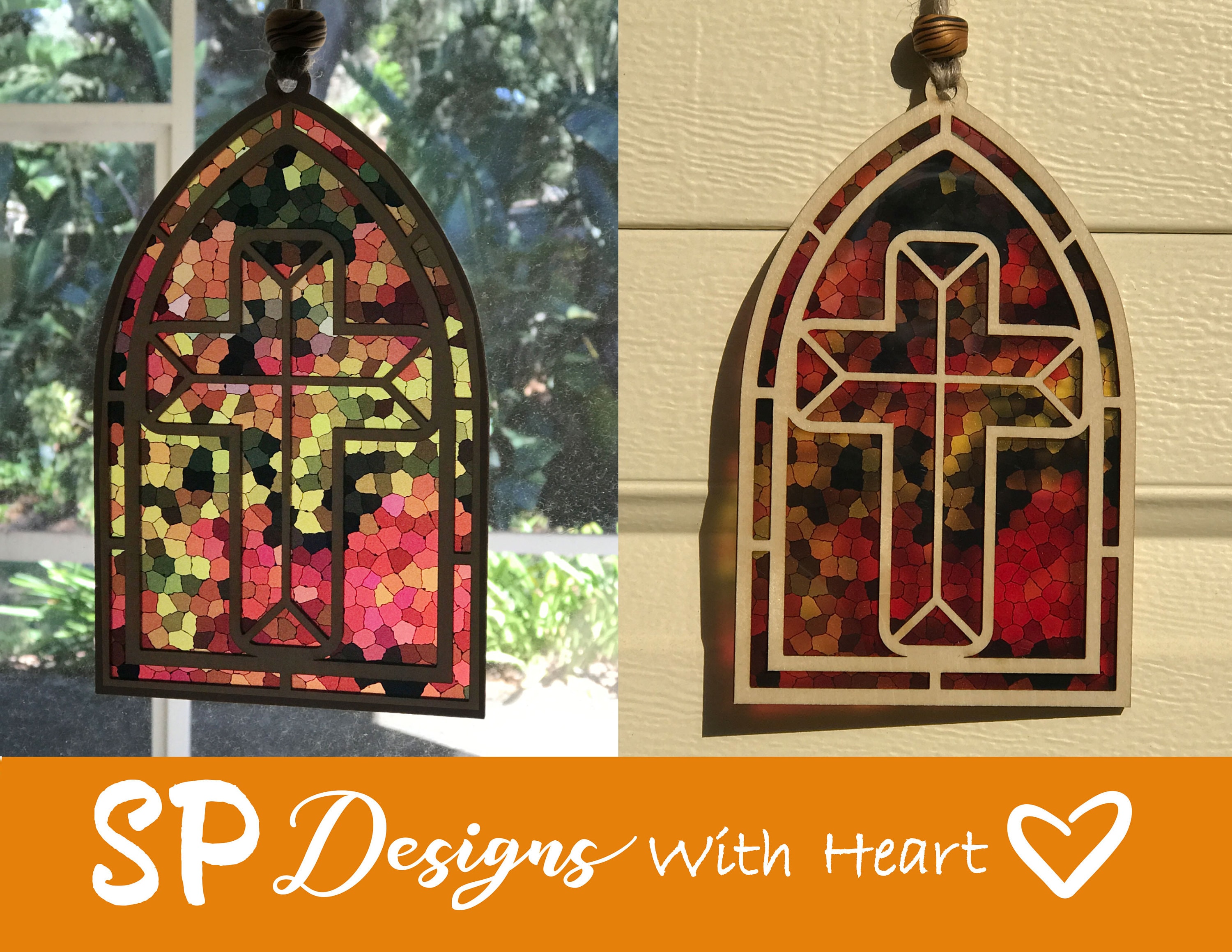 Crosses Suncatcher Designs 21-30, Digital Vector Files, Svg, Eps, Png ...