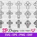Cross Designs 16-20, Digital Vector Files, Svg, Eps, Png, Dxf, Jpg, CNC ...