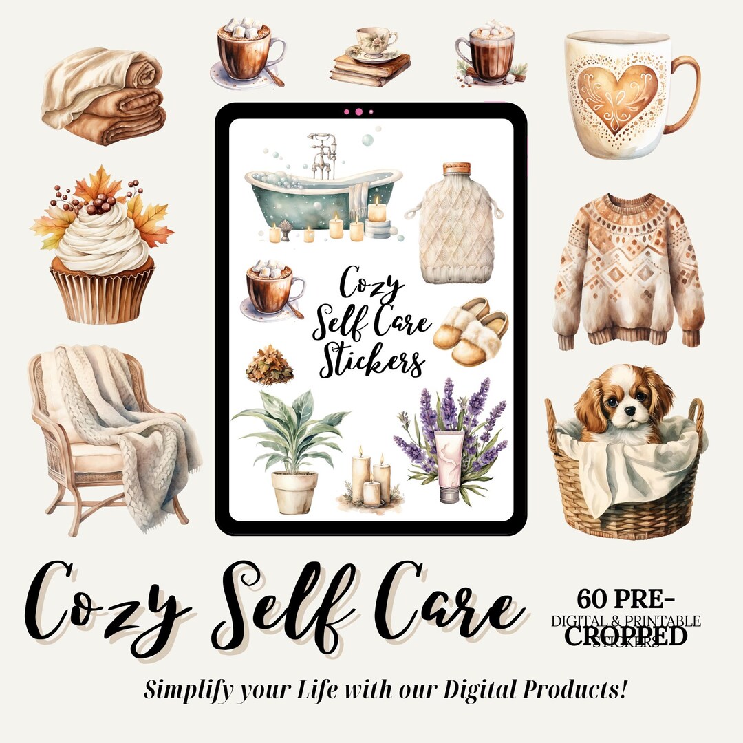 Self Care Stickers, Relaxation Quotes, Wellness Affirmations, Stress ...