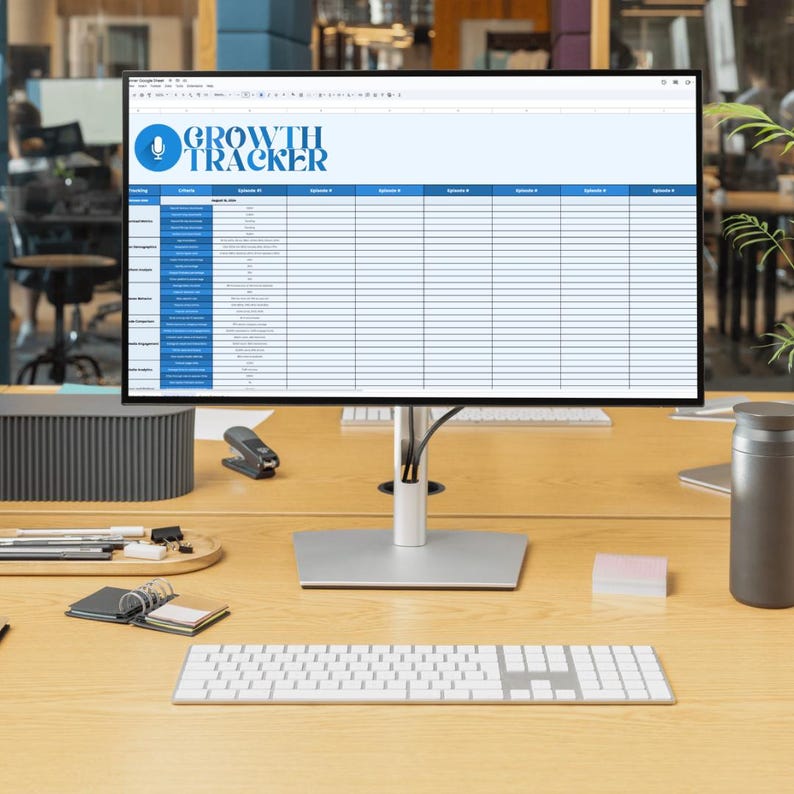 Podcast Planner Google Sheet, Episode Tracker, Show Notes Template ...