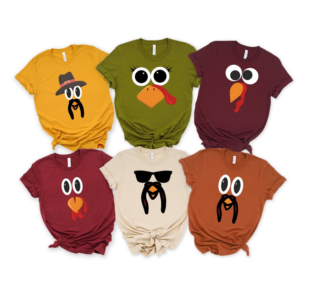 DTF Transfer | Turkey Faces Dtf | Heat Transfer | Heat Transfer Ready ...