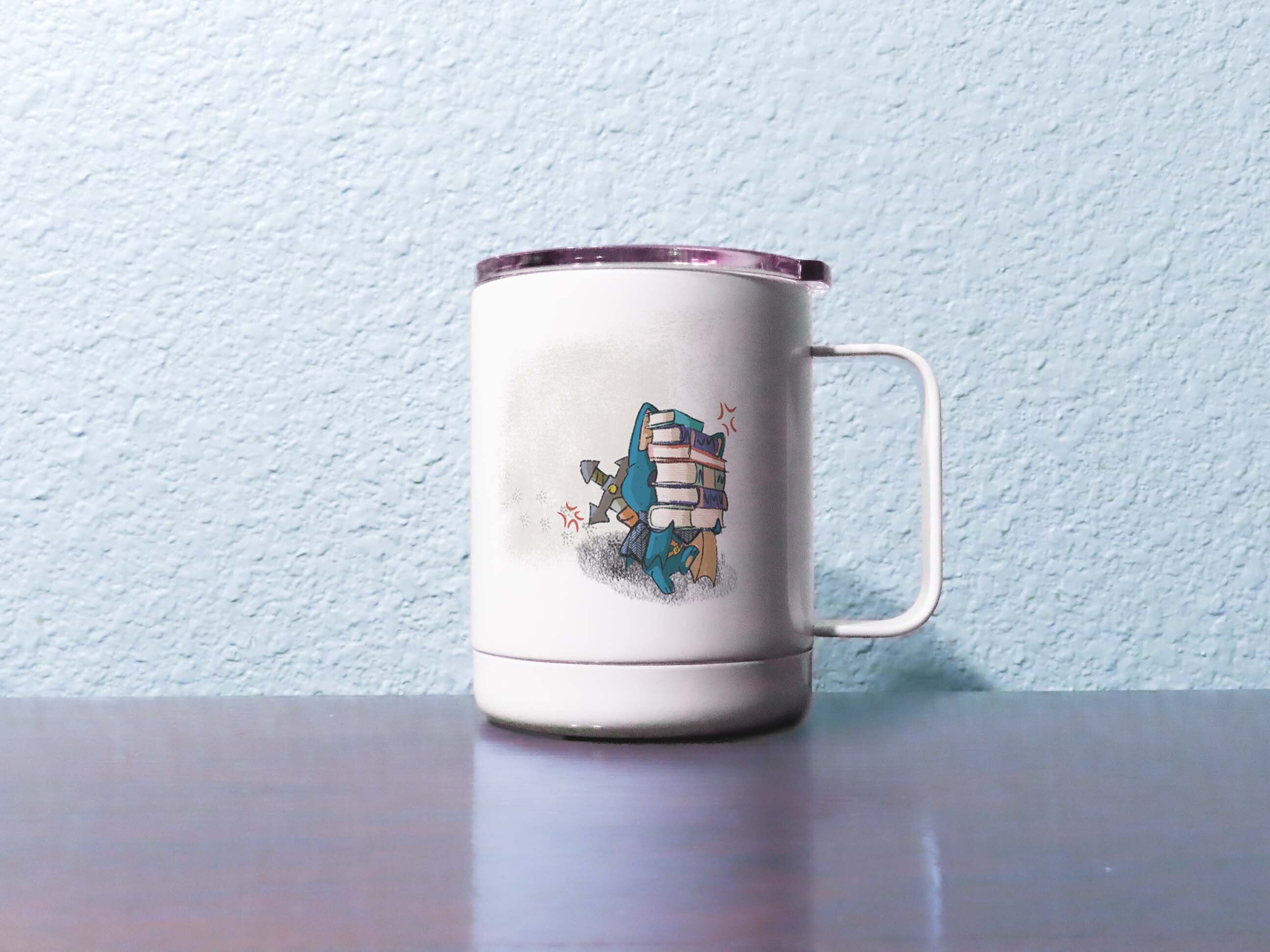 Book Wyrm Dragon Hoard Dnd Mug Dnd Coffee Cup Dnd Coffee Mug 10oz ...