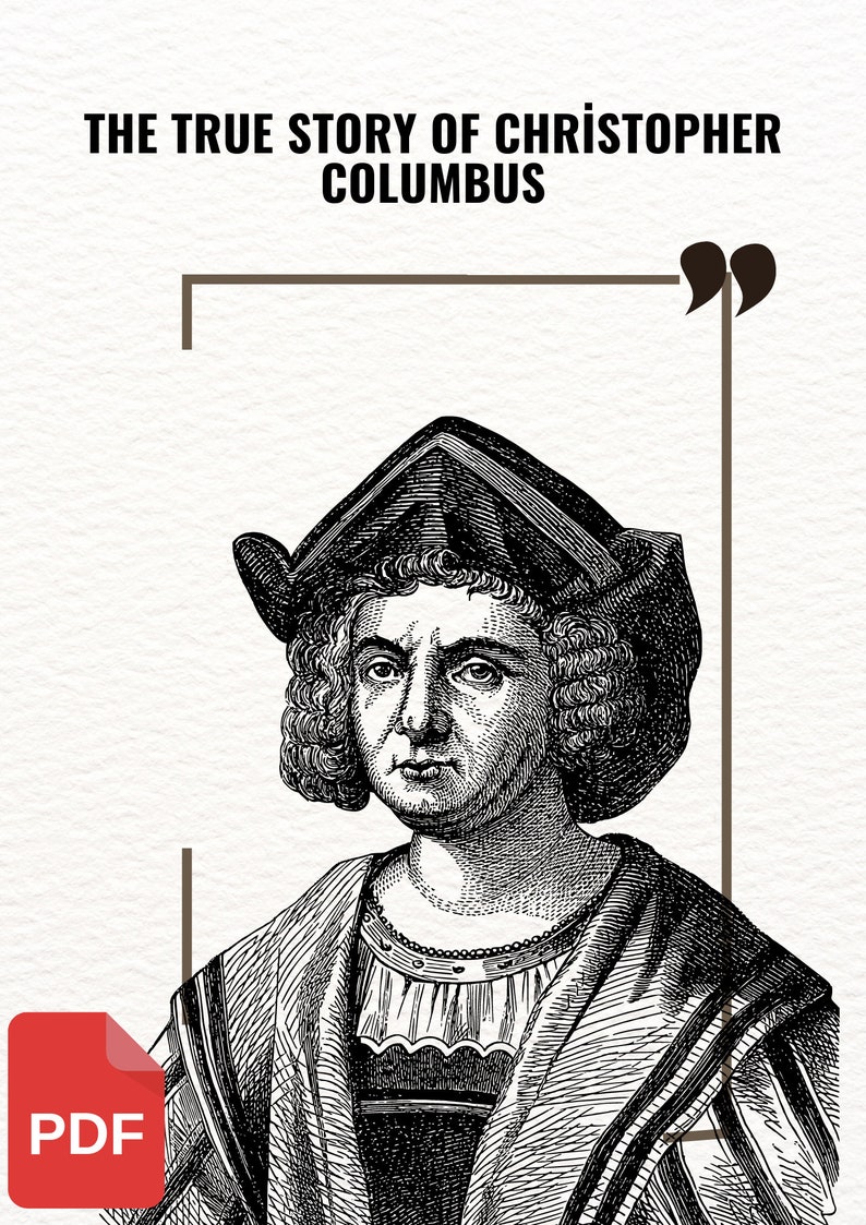 The True Story of Christopher Columbus - Etsy