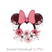 Minne Mouse Head PNG, PNG Bundle, Minnie Mouse Clipart, Sublimation ...