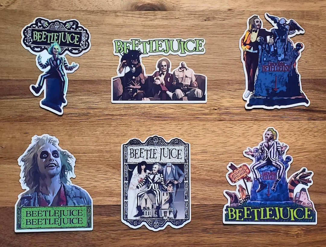 Beetlejuice Stickers Single or Pack - Etsy