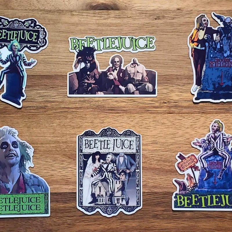 Beetlejuice Stickers - Etsy