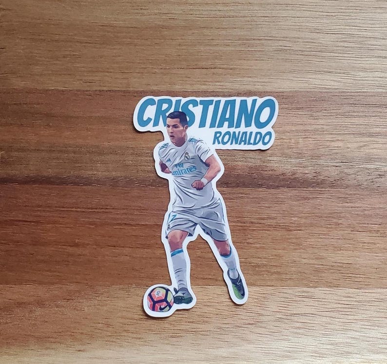 Cristiano Ronaldo CR7 Stickers, Single or Pack - Etsy