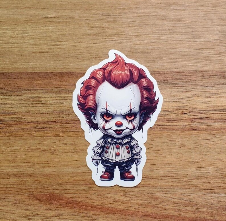 Halloween Horror Movie Characters Cartoon Stickers Single or Pack - Etsy