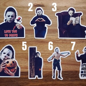 Halloween Michael Myers Stickers Single or Pack - Etsy