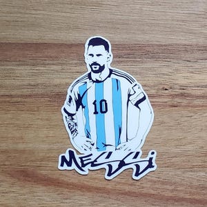 Lionel Messi Stickers Single or Pack - Etsy
