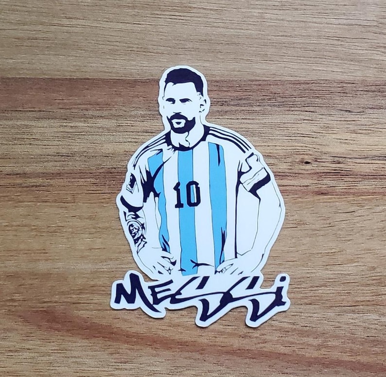 Lionel Messi Stickers Single or Pack - Etsy