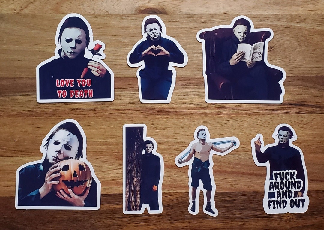 Halloween Michael Myers Stickers Single or Pack - Etsy