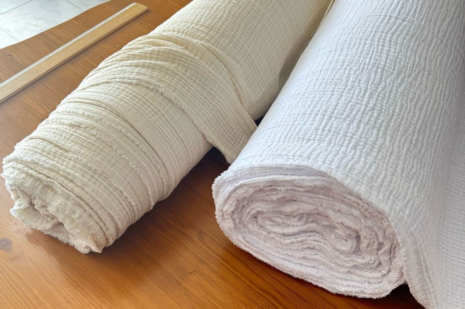 Cotton 100% Gauze 4 Layer Crinkled Fabric - Crinkle Swaddle Fabric ...