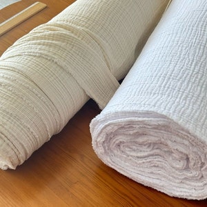Cotton 100% Gauze 4 Layer Crinkled Fabric - Crinkle Swaddle Fabric ...