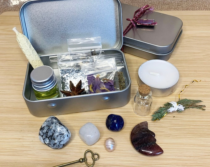 Mini Witchcraft Altar Travel Kit Witchcraft Tools Gift for Witches - Etsy